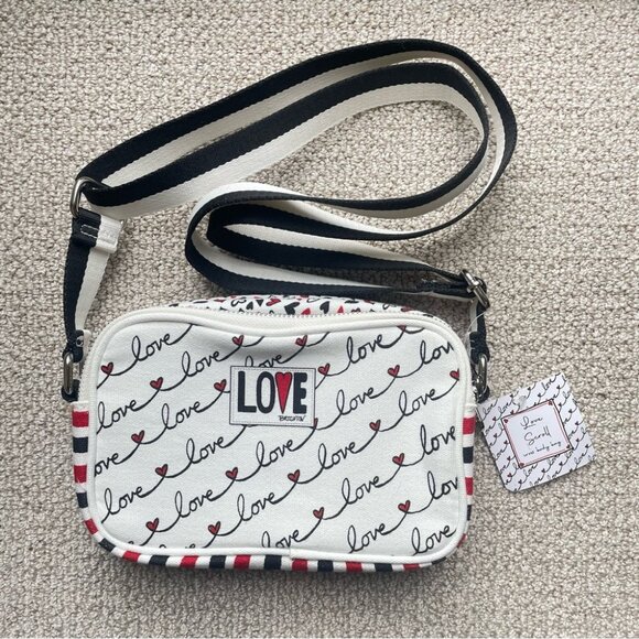 Brighton | Bags | New Brighton Love Scroll Canvas Love Whiteblackred ...
